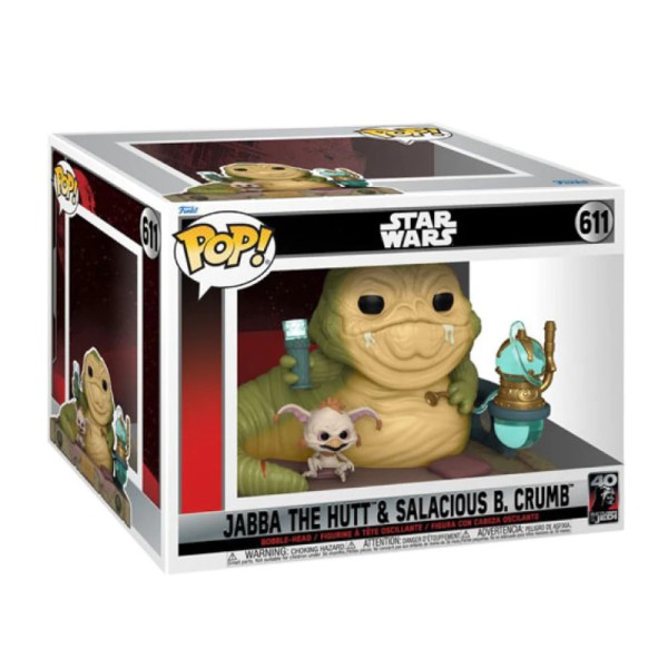 FUNKO POP Jabba the Hut y Salacious B. Crum 611 - Star Wars El Retorno ...