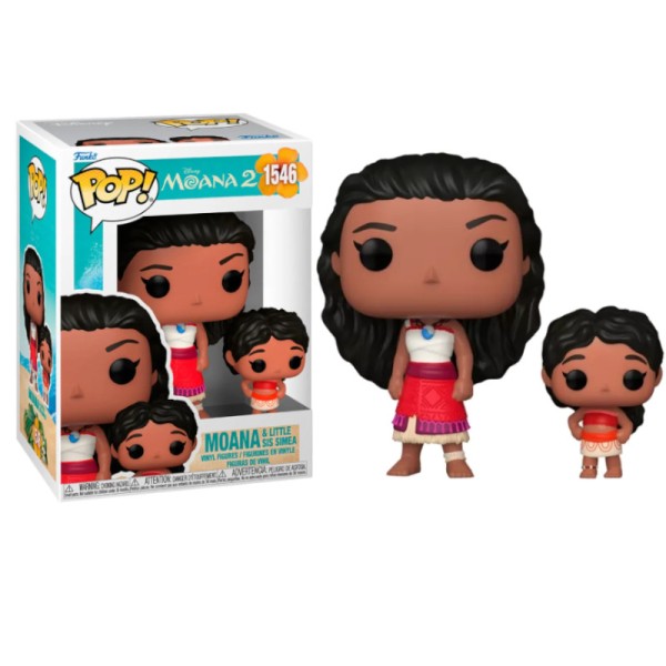 FUNKO POP Moana con Pequeña Simea 1546 - Moana 2 - 889698797368 ...