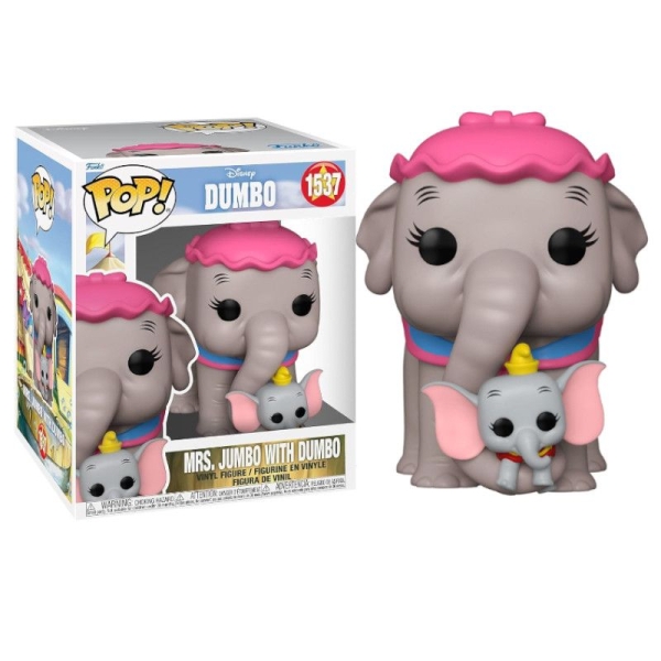 FUNKO POP Señora Jumbo con Dumbo 1537 - Dumbo 15cm - 889698802093 ...